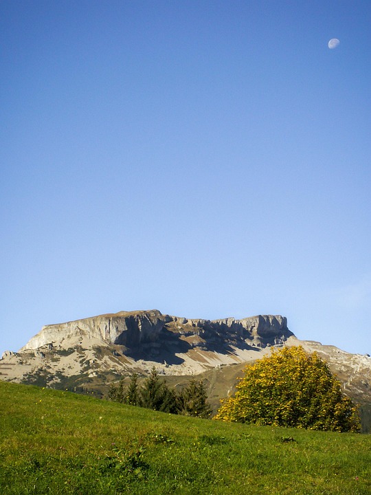 Hoher Ifen Alpen Mond - Kostenloses Foto auf Pixabay