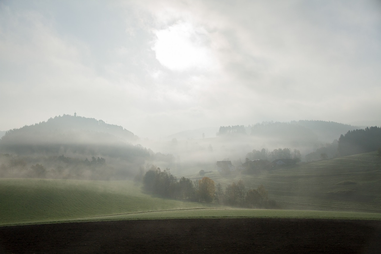 Nebel Landschaft Hügel - Kostenloses Foto auf Pixabay - Pixabay