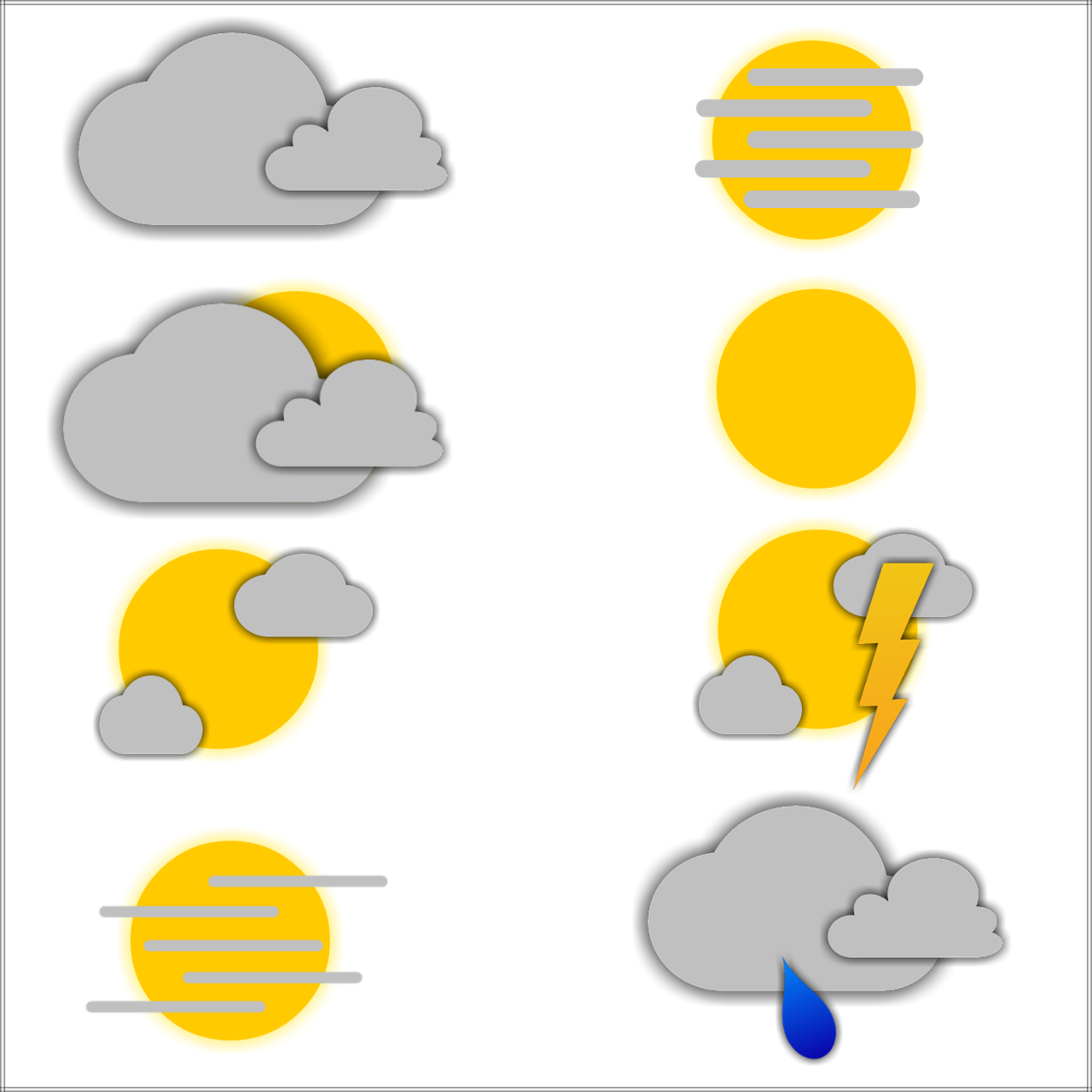 Download Pictogram, Weather, Nature. Royalty-Free Stock Illustration ...
