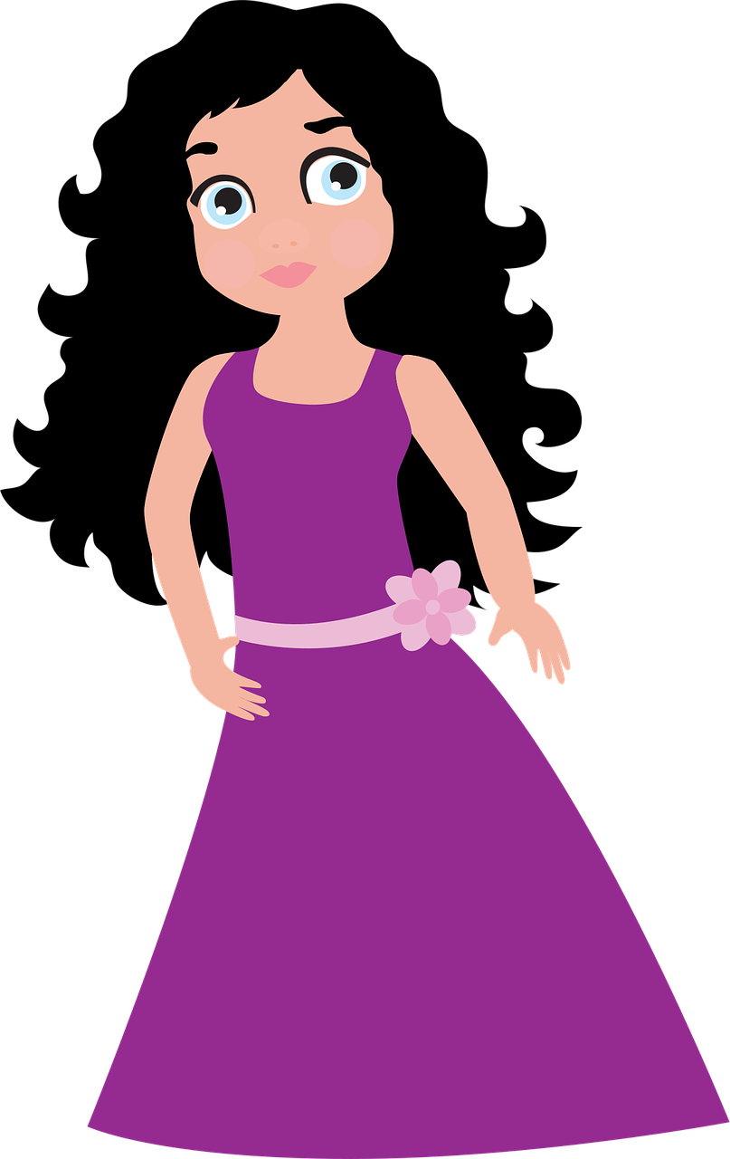 Download Brunette Girl Princess Royalty Free Vector Graphic Pixabay