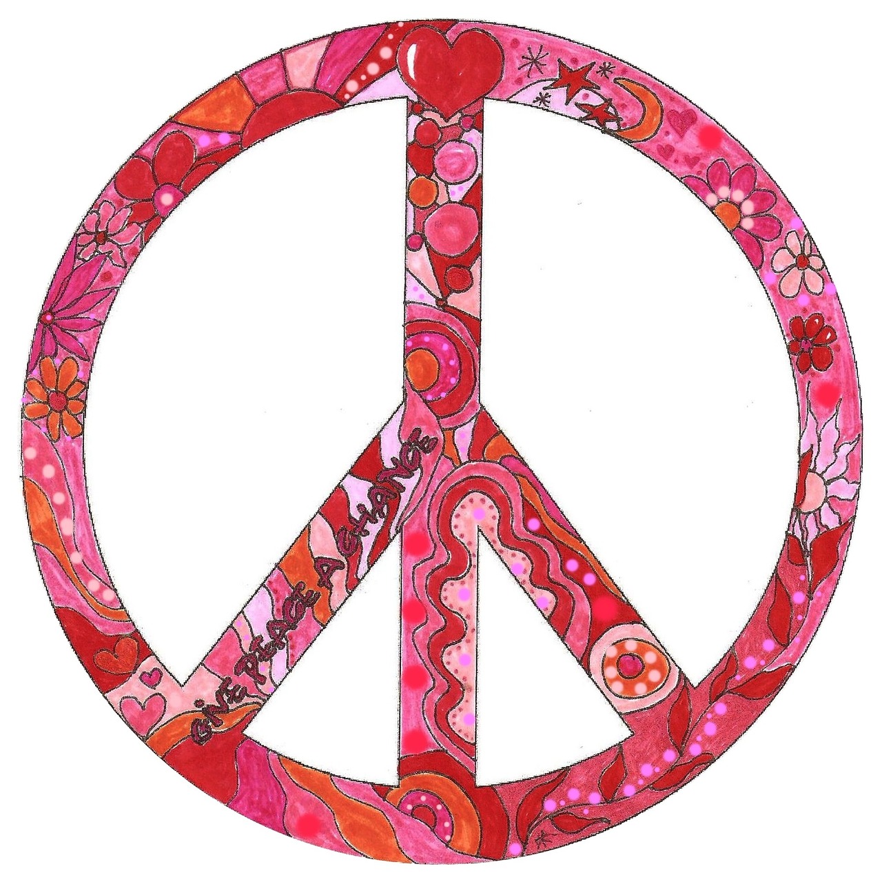 Download Multicoloured, Peace, Hope. Royalty-Free Stock Illustration ...