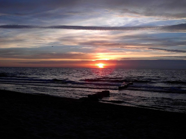Soleil Mer Plage Le Coucher Du - Photo gratuite sur Pixabay - Pixabay