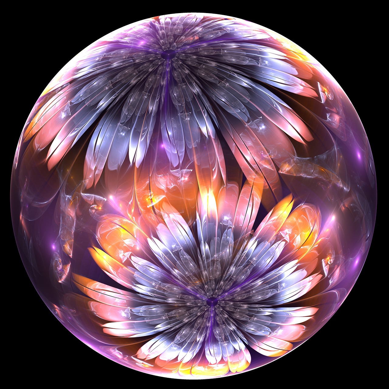 Download Fractal, Floral, Flowers. Royalty-Free Stock Illustration ...