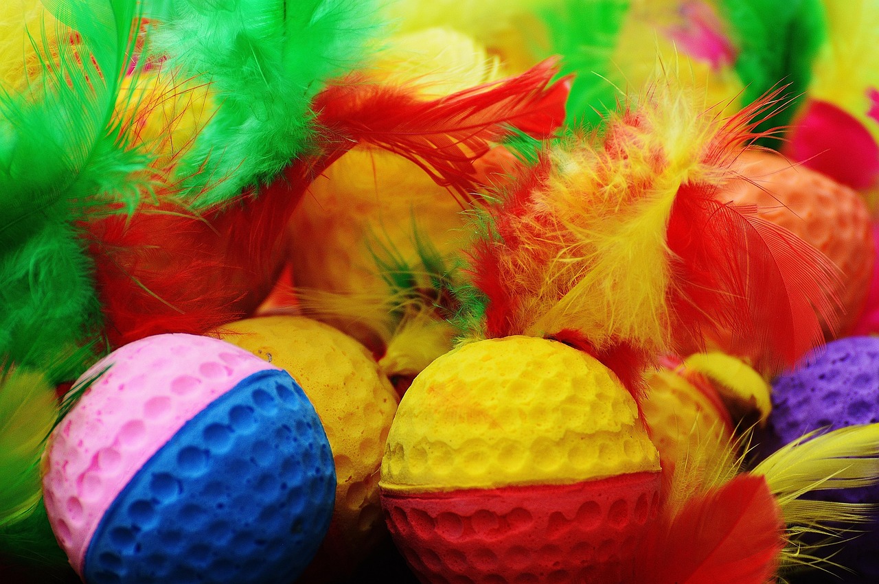 Foam Balls Feathers Multicoloured - Free photo on Pixabay - Pixabay
