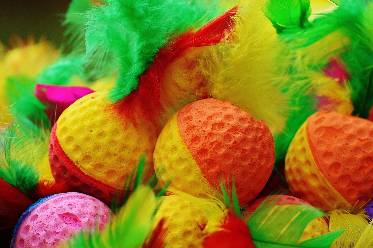 Foam Balls Feathers Multicoloured - Free photo on Pixabay - Pixabay