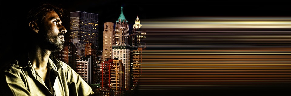 Download Man, View, Skyline. Royalty-Free Stock Illustration Image ...