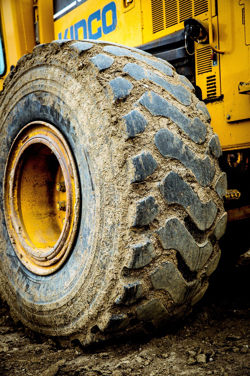 Construction Heavy Equipment Wheel - Free photo on Pixabay