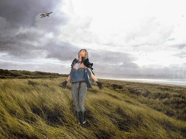 Download Woman, Expanse, Heaven. Royalty-Free Stock Illustration Image ...