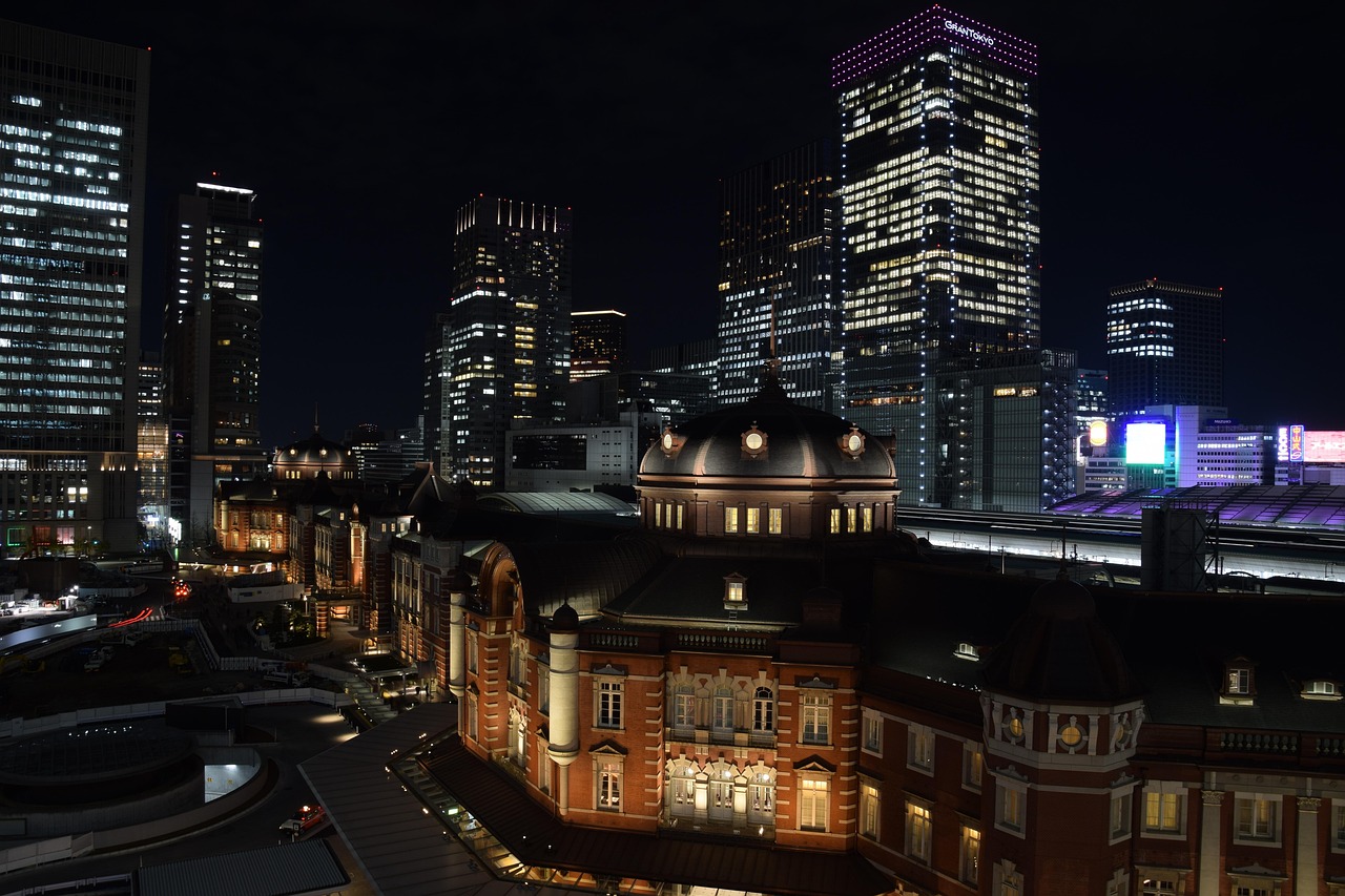 Tokyo Tren Istasyonu Gece - Pixabay'de ücretsiz fotoğraf - Pixabay