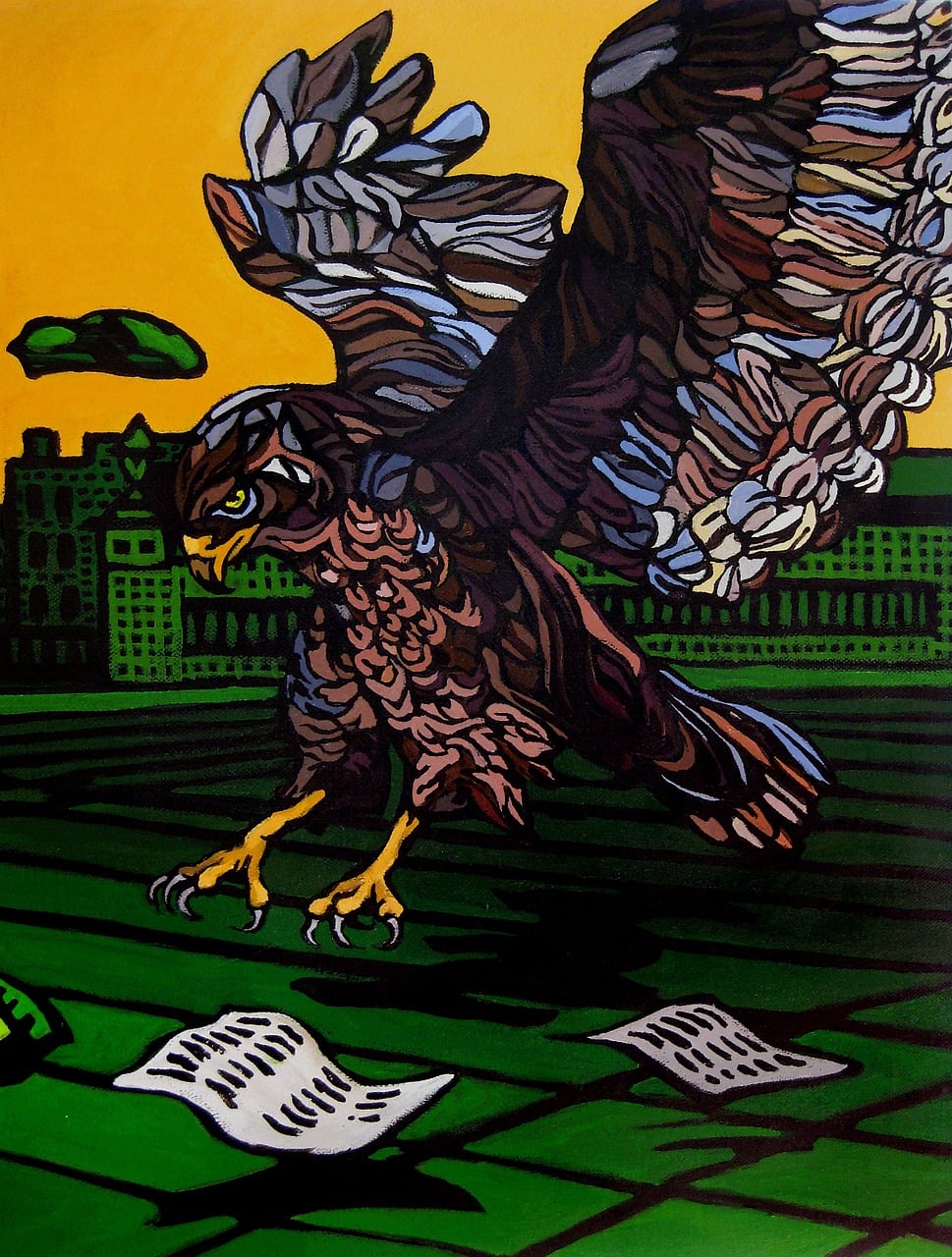Download Bird Of Prey, Bird Claws, Attacking Bird. Royalty-Free Stock ...