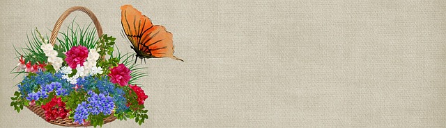 Download Flower, Butterfly, Banner. Royalty-Free Stock Illustration ...