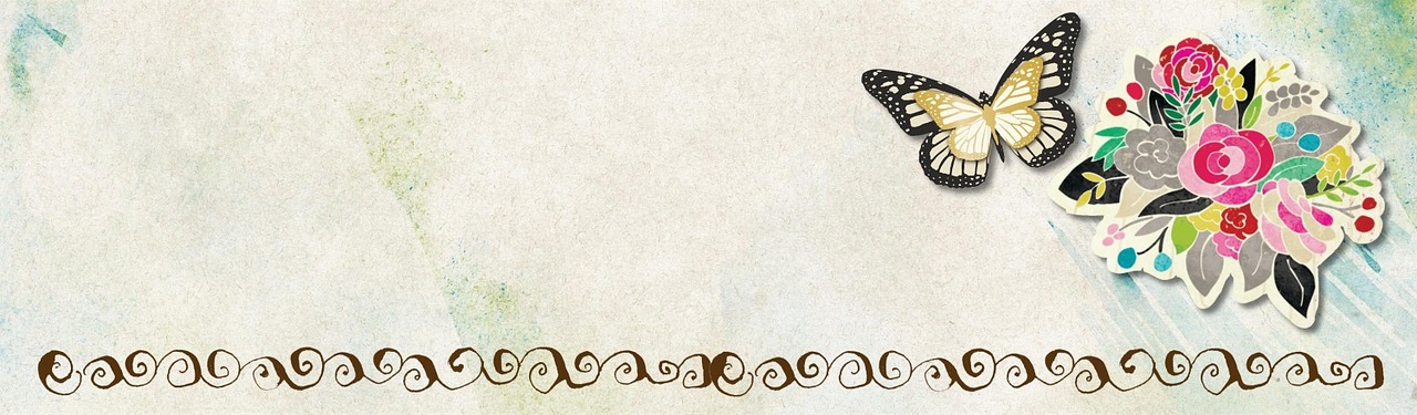 Flower Butterfly Banner - Free image on Pixabay