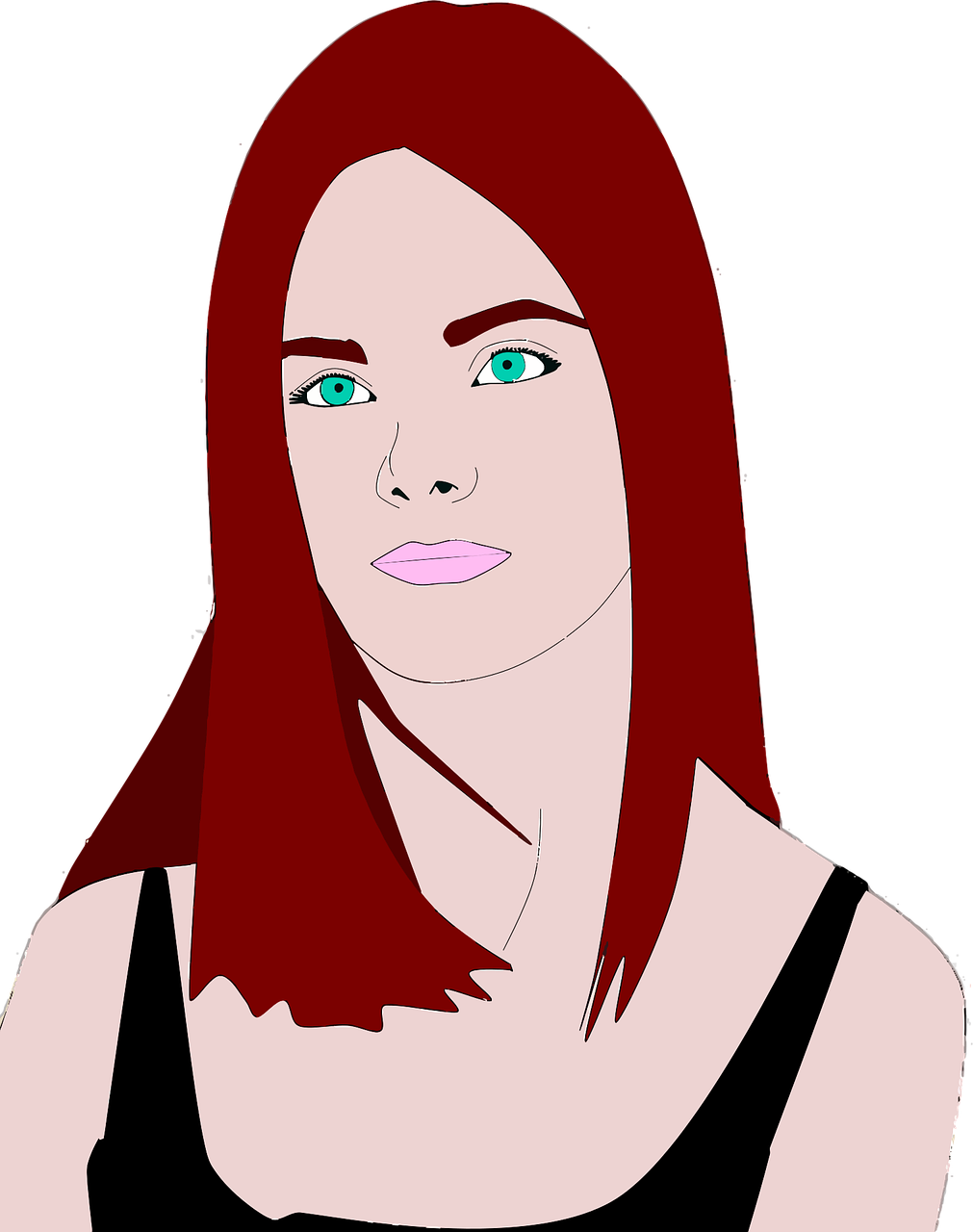 Drawing Female Girl - Free vector graphic on Pixabay