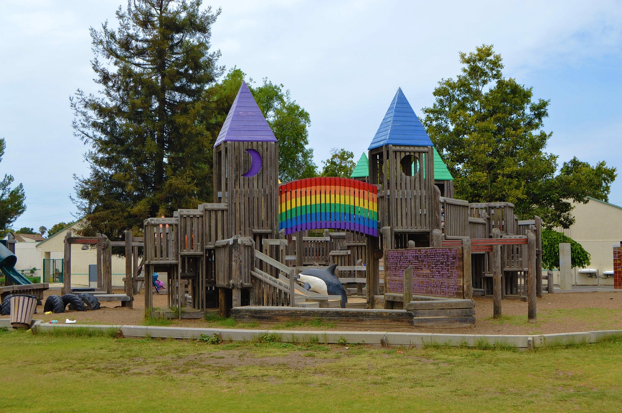 Rainbow School Park - Free photo on Pixabay - Pixabay