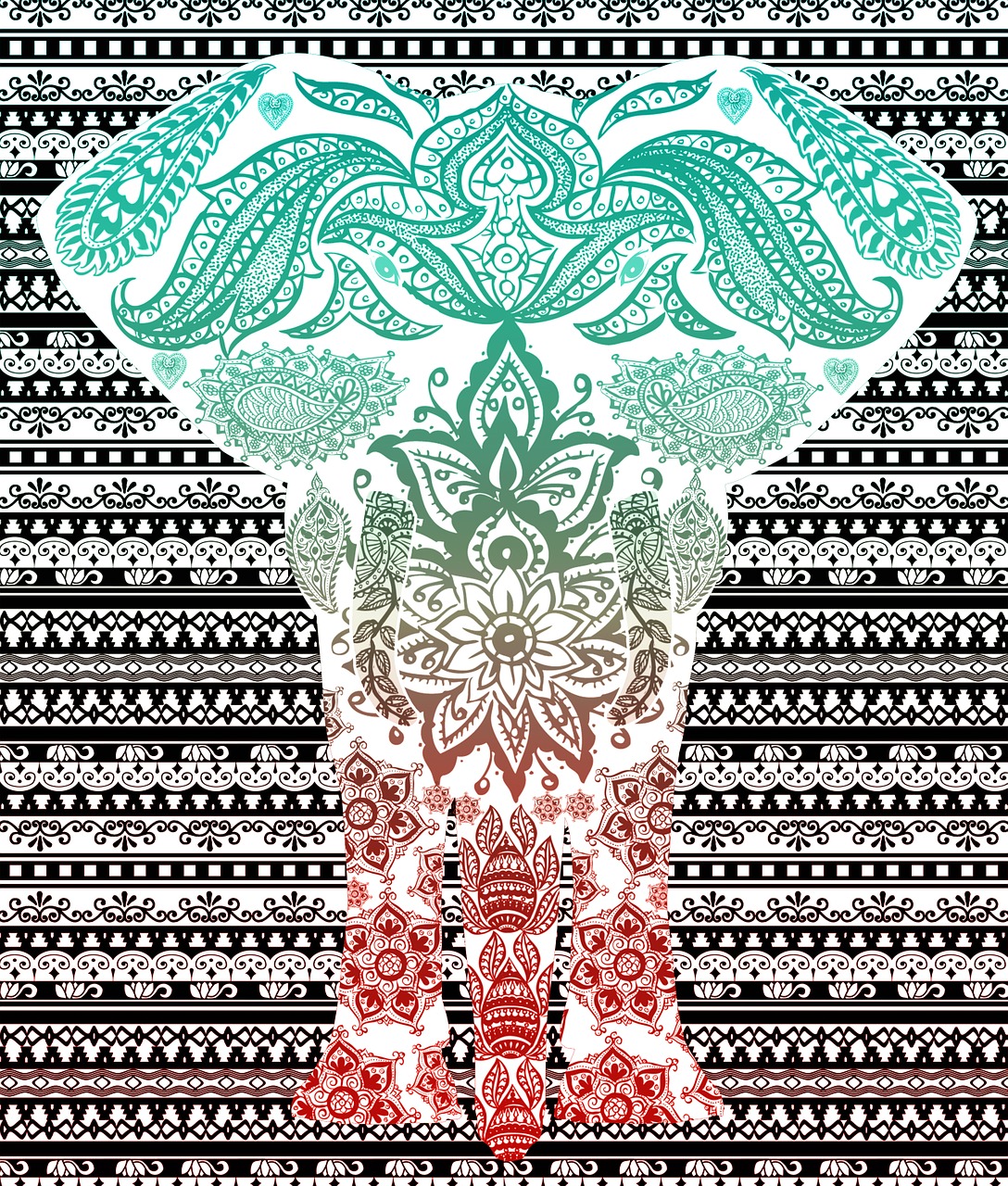 Download Elephant, Decorative, Design. Royalty-Free Stock Illustration ...
