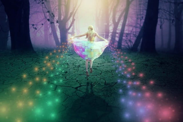 Kostenlose Illustration: Fotomontage, Fee, Wald, Farbe - Kostenloses ...