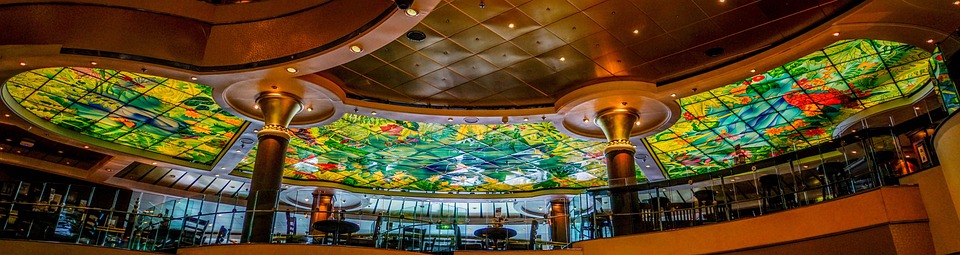 Stained Glass Ceiling Cruise Ship - Free photo on Pixabay