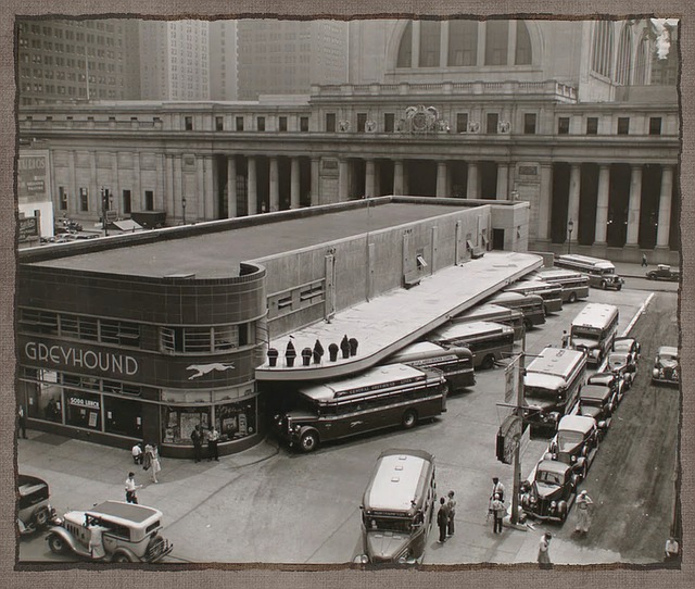 Download Bus, Station, Retro. Royalty-Free Stock Illustration Image ...