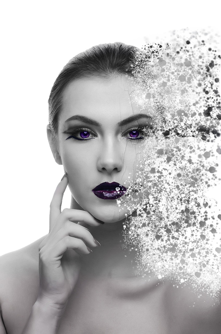 Download Disintegrating Girl, Girl, Woman. Royalty-Free Stock ...