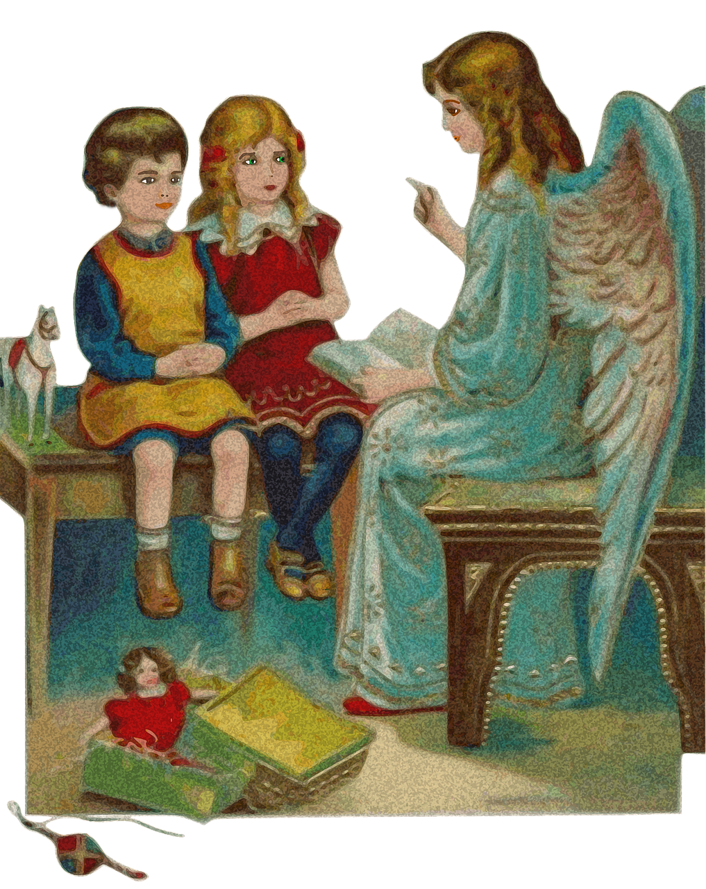 Download Angel, Angelology, Children. Royalty-Free Stock Illustration ...