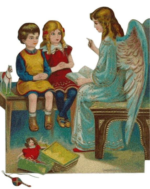 Download Angel, Angelology, Children. Royalty-Free Stock Illustration ...