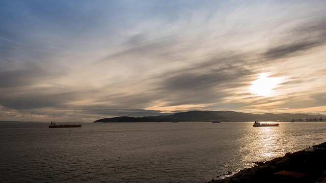 Sunset Gibraltar Algeciras - Free photo on Pixabay