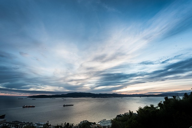 Sunset Gibraltar Algeciras - Free photo on Pixabay