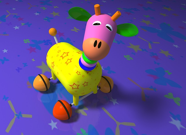 Download Giraffe, Toy, Wheels. Royalty-Free Stock Illustration Image ...