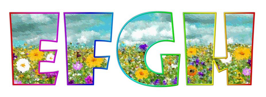 40+ Free Colorful Flower Alphabets & Spring Images - Pixabay