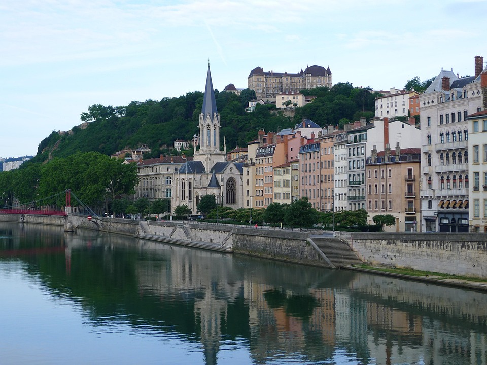 Lyon Francia Río Ciudad · Foto gratis en Pixabay