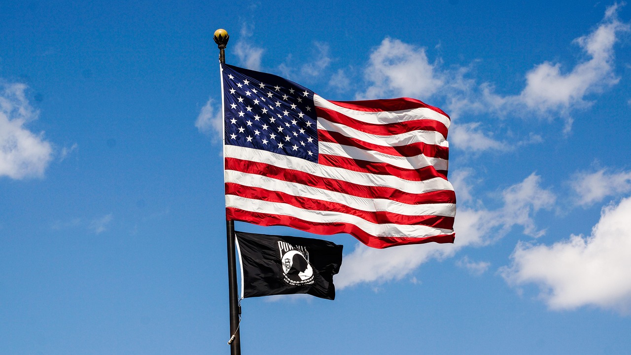 Pow Usa Flag - Free photo on Pixabay