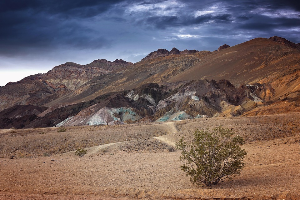 Death Valley Artists Drive Blue - Free photo on Pixabay