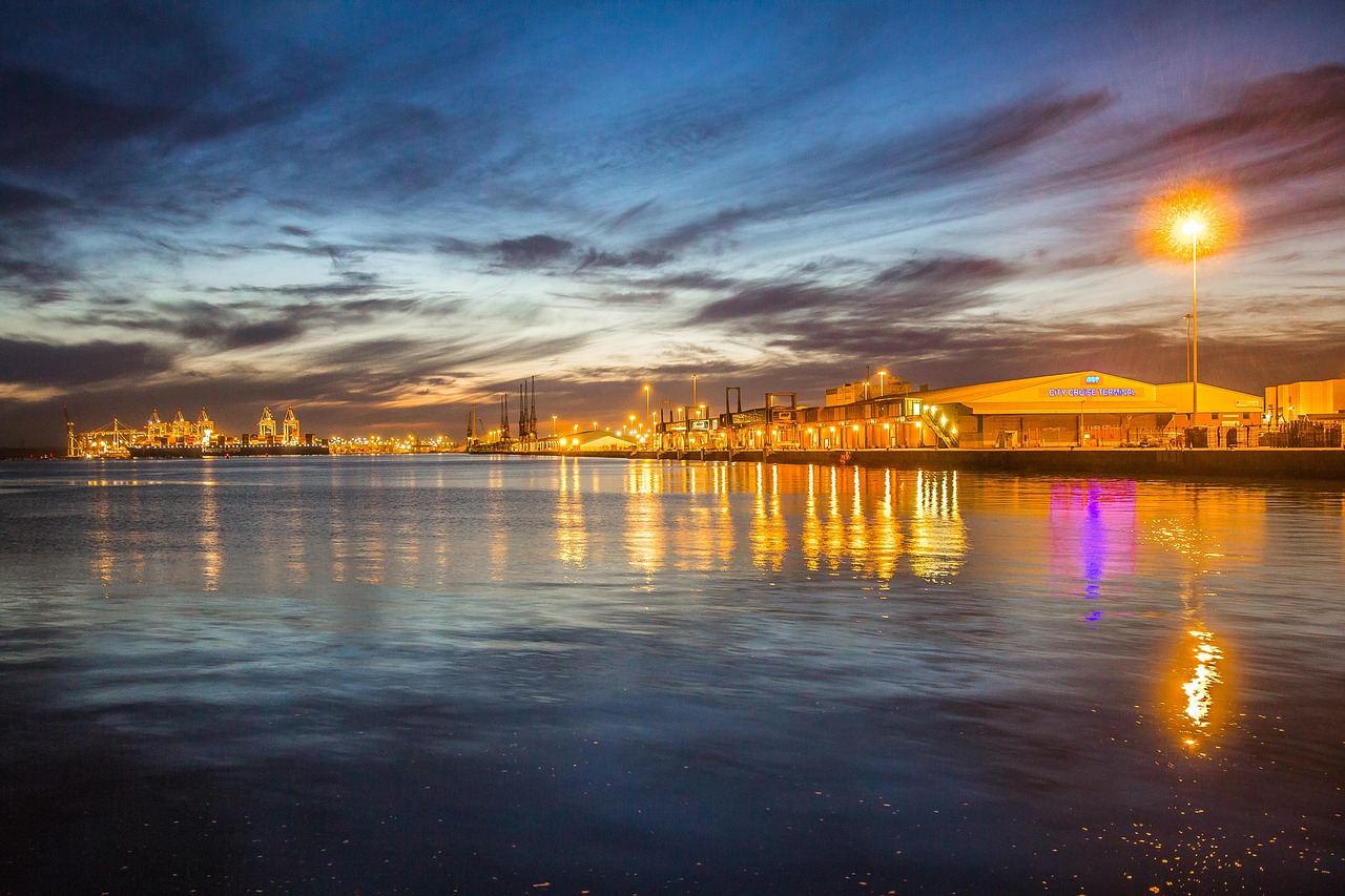 Southampton Port Dusk The - Free photo on Pixabay - Pixabay