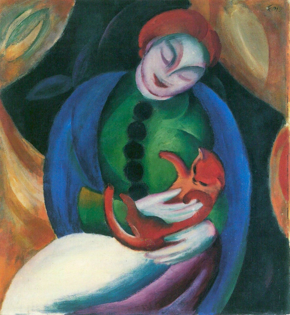 Download Painting, Franz Marc, Abstract. Royalty-Free Stock ...