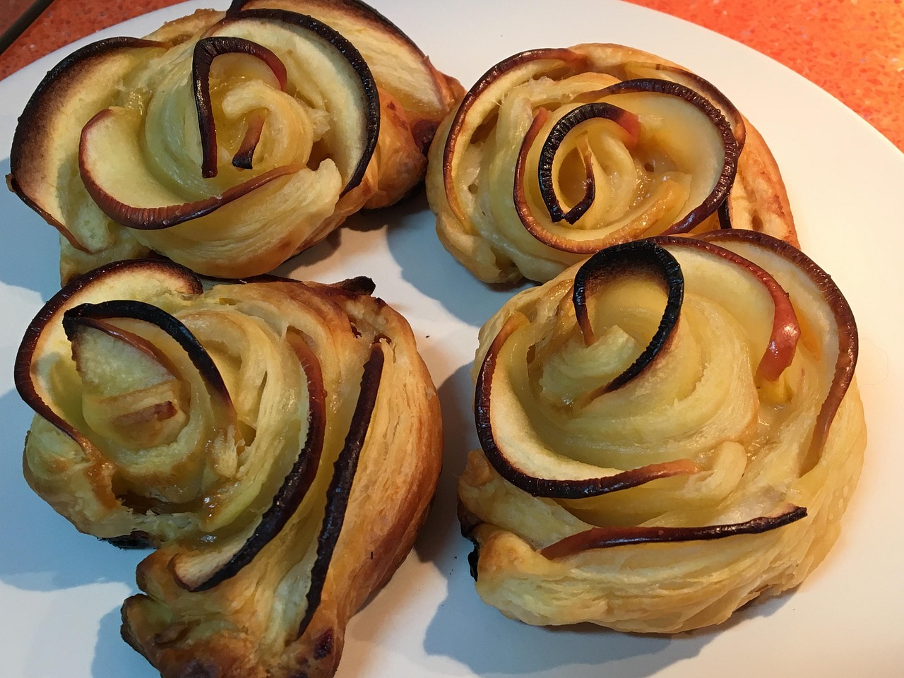 Rosas Hojaldre Postre - Foto gratis en Pixabay - Pixabay