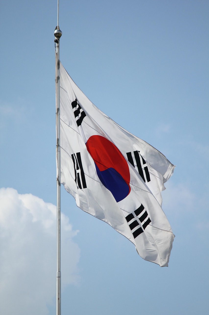 Republic Of Korea Korean Flag Wind - Free photo on Pixabay - Pixabay