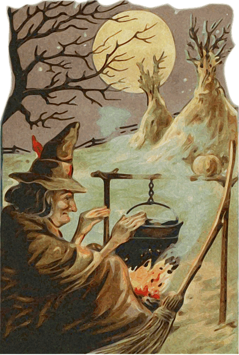 Hexe Halloween Mond - Kostenloses Bild auf Pixabay
