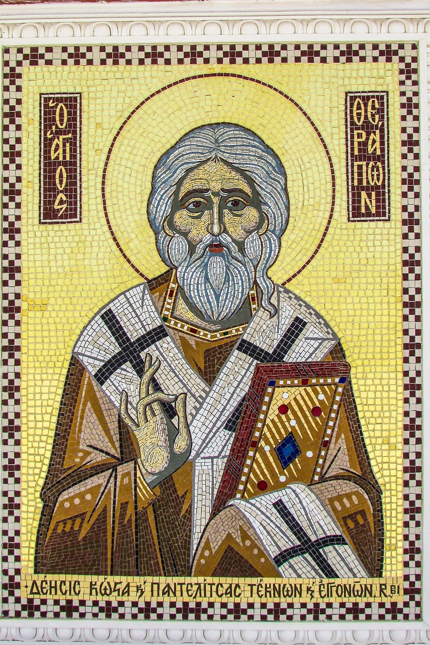 Mosaic Ayios Therapon Cyprus - Free photo on Pixabay