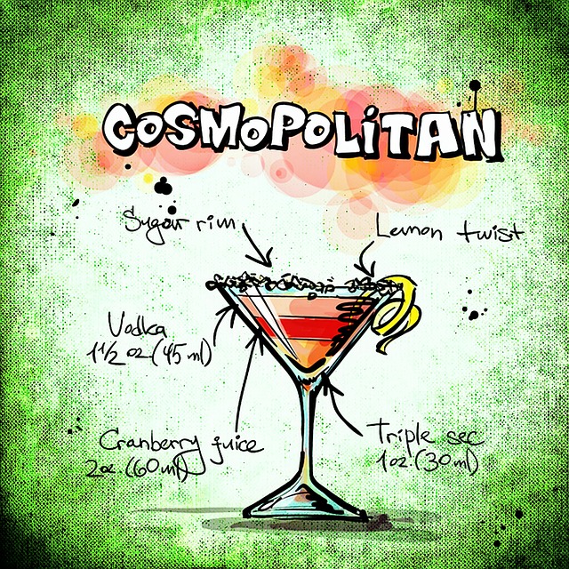 Download Cosmopolitan, Cocktail, Drink. Royalty-Free Stock Illustration ...