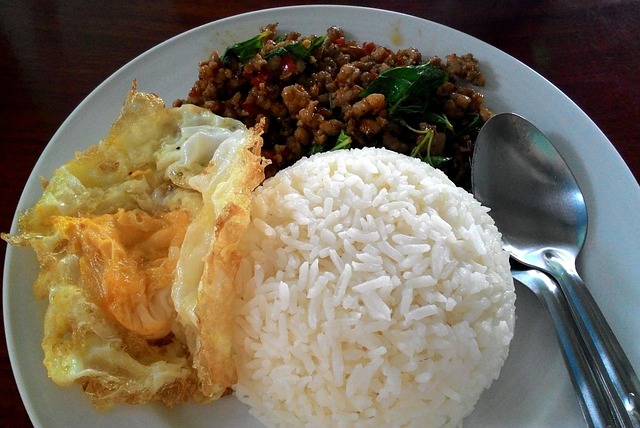 泰国美食 猪肉碎配罗勒饭 - Pixabay上的免费照片 - Pixabay