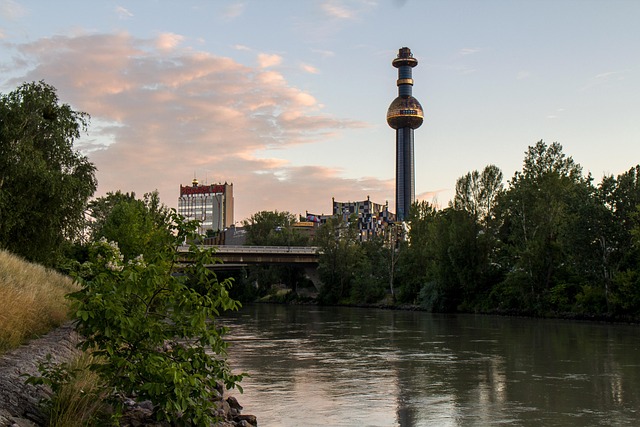 Wien Sonnenuntergang Fluß - Kostenloses Foto auf Pixabay - Pixabay