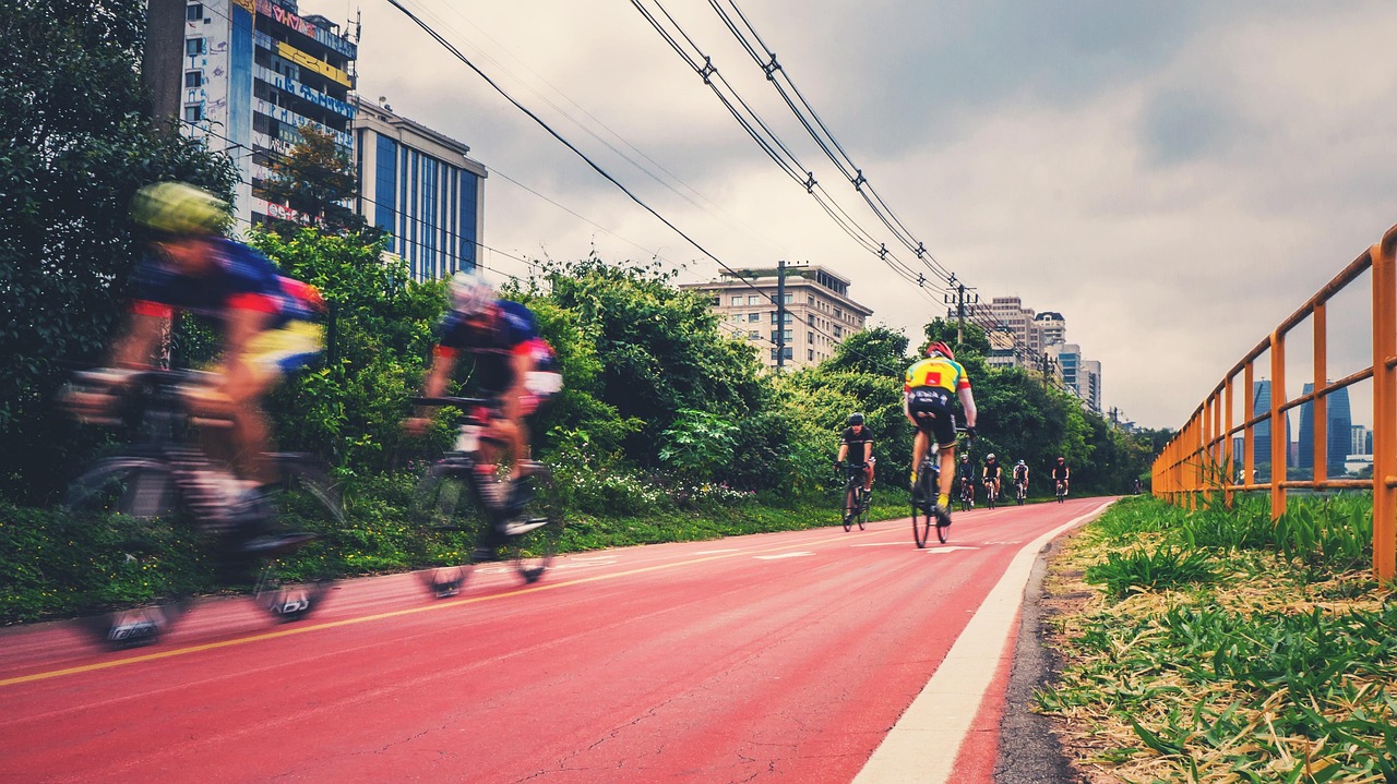 Bike Path Cyclists Two - Free photo on Pixabay - Pixabay