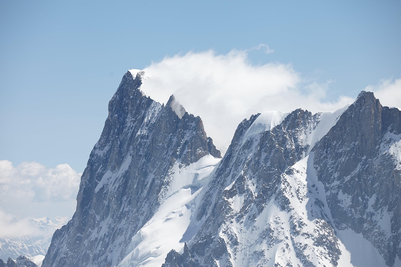 Chamonix Wind Swept Peaks - Free photo on Pixabay