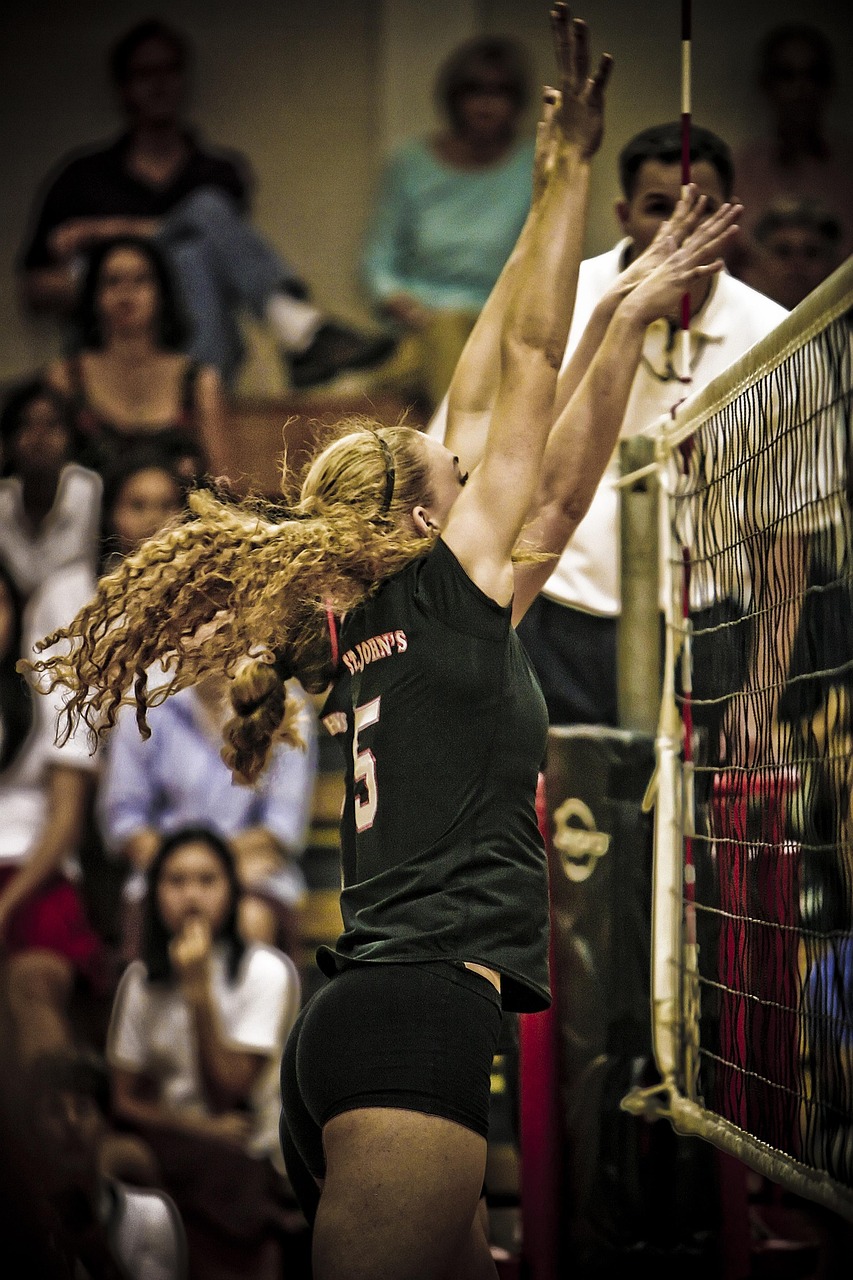 Volleyball Girl Blocking - Free photo on Pixabay