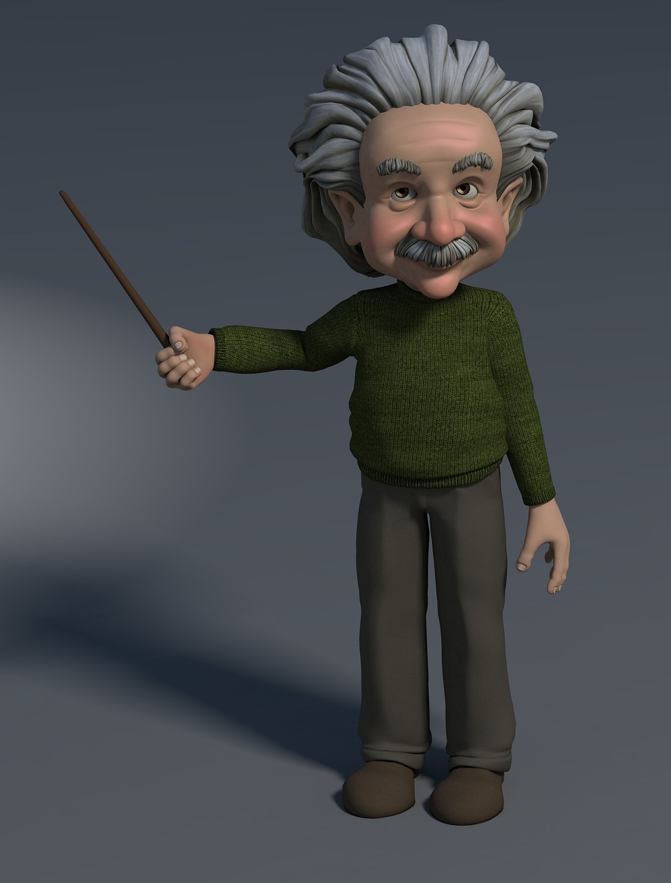 Professor 3D-Figur Zeigen Auf - Kostenloses Foto auf Pixabay