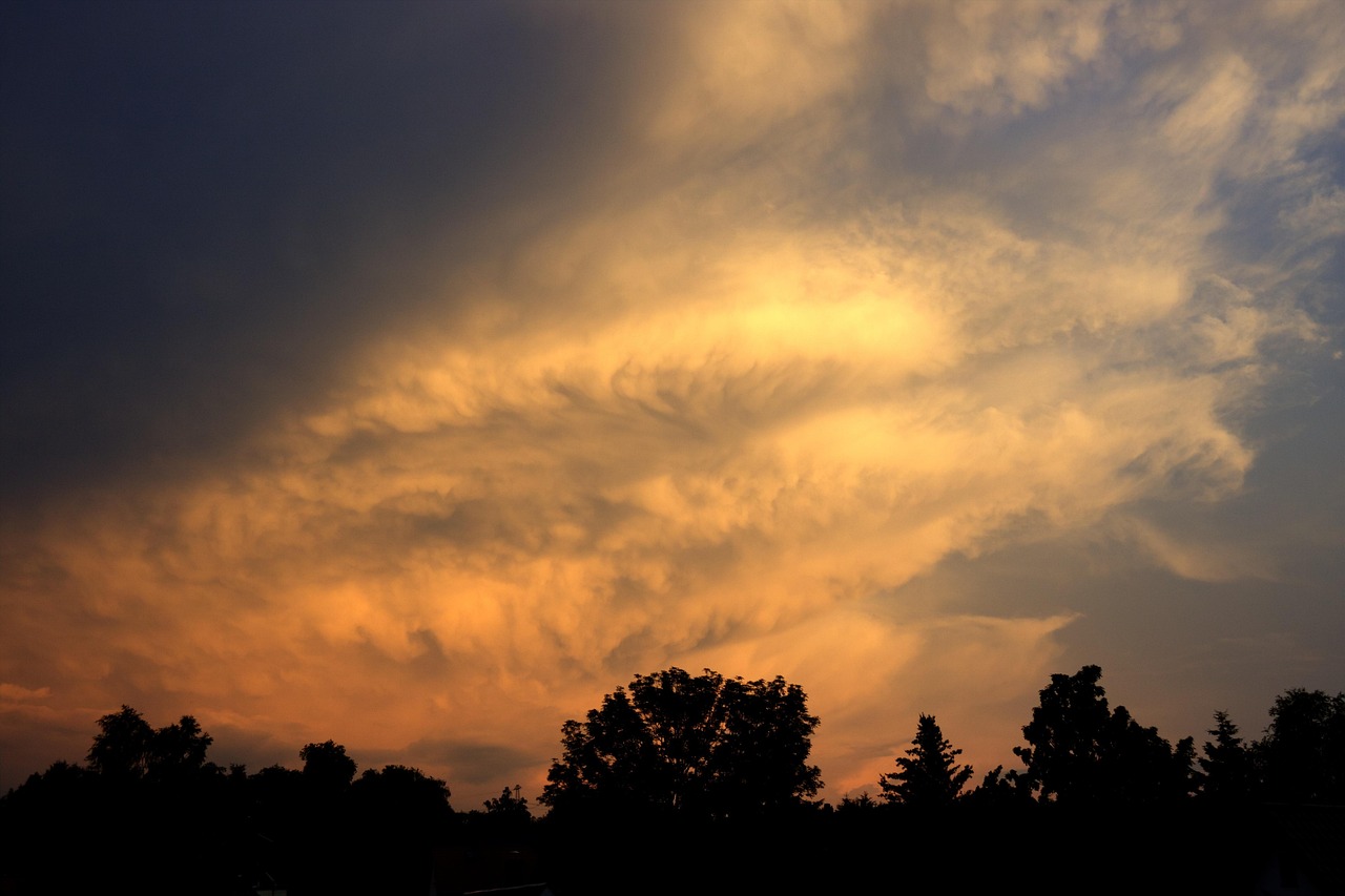 Afterglow Clouded Sky Clouds - Free photo on Pixabay - Pixabay