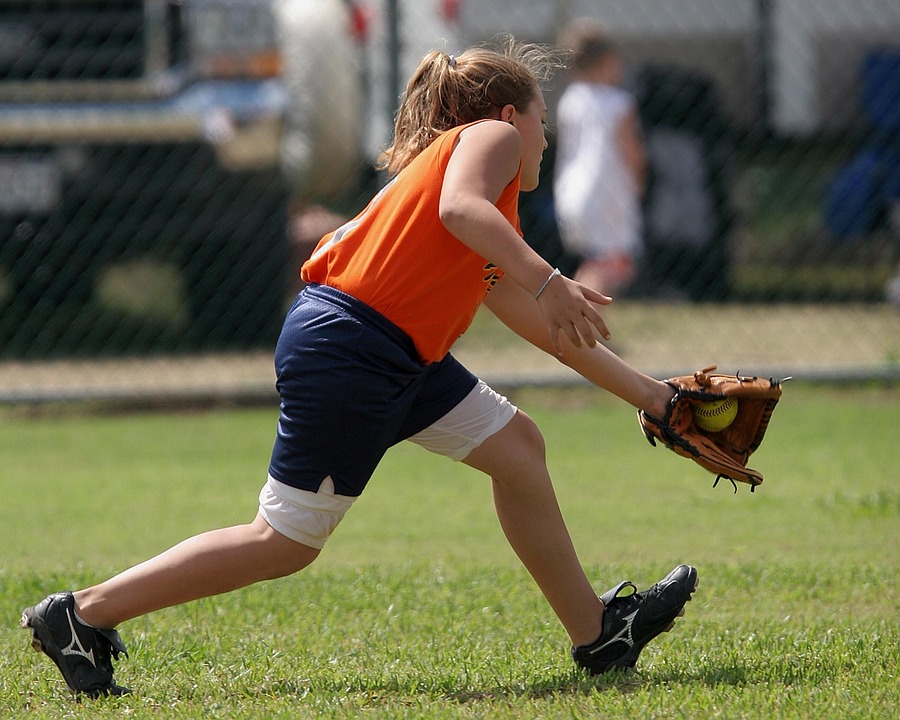Softball Player Catch - Free photo on Pixabay
