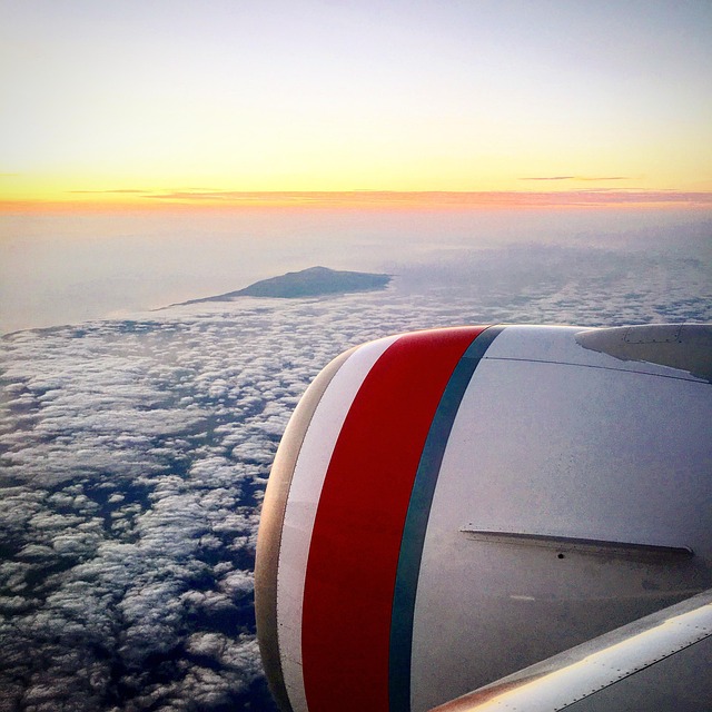 Airplane Horizon Sunrise - Free photo on Pixabay