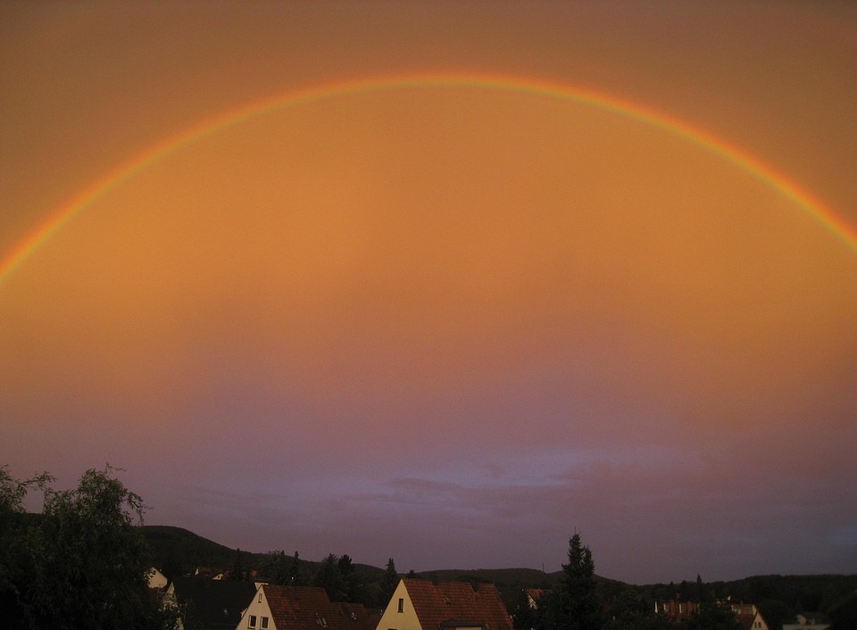 Rainbow Heaven Morning Sky - Free photo on Pixabay