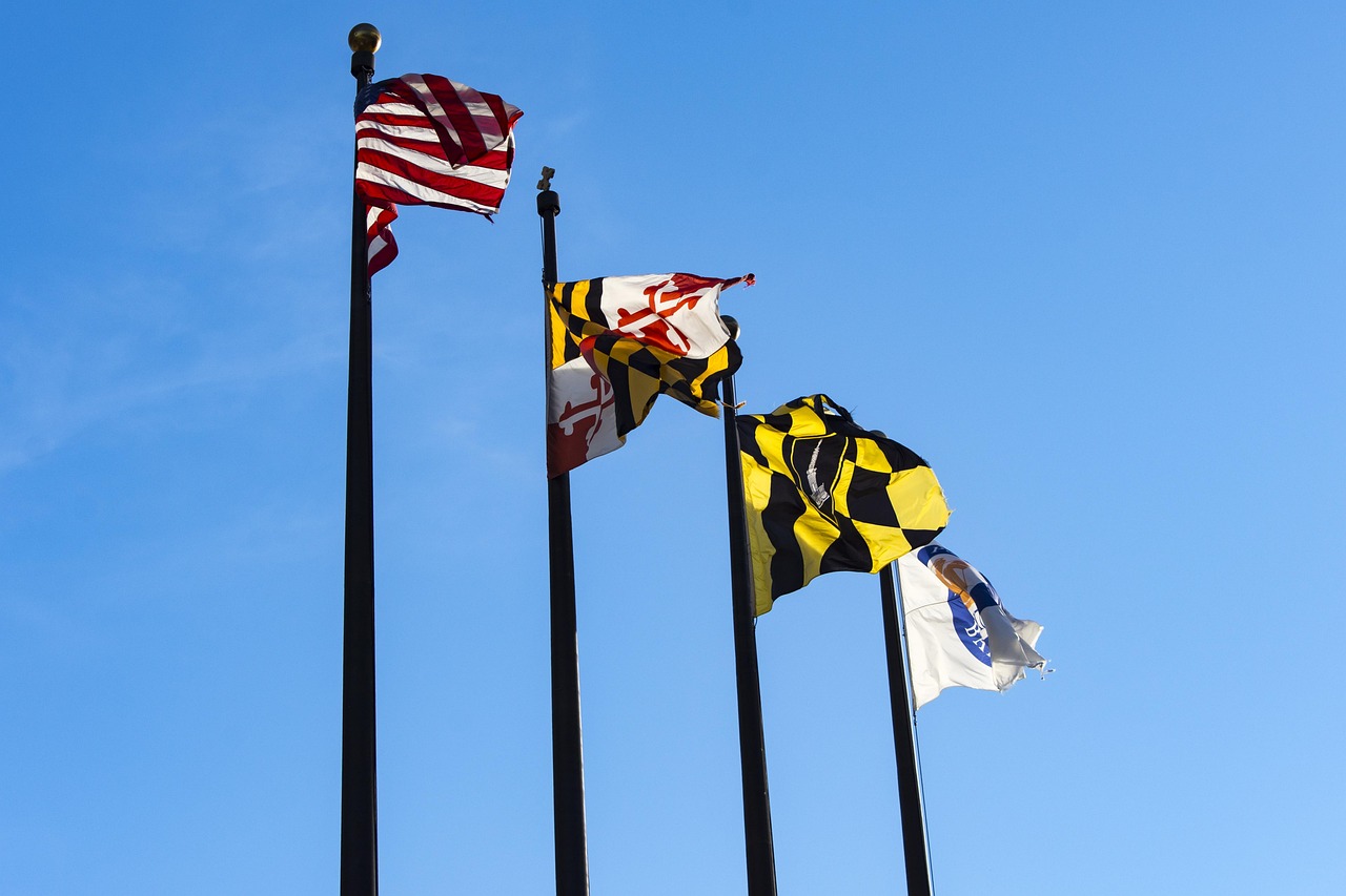 Flags Maryland Baltimore - Free photo on Pixabay - Pixabay